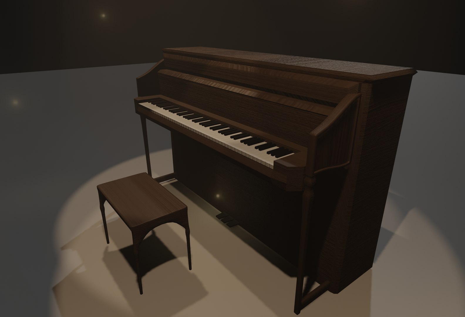 3D Piano model - TurboSquid 2008657