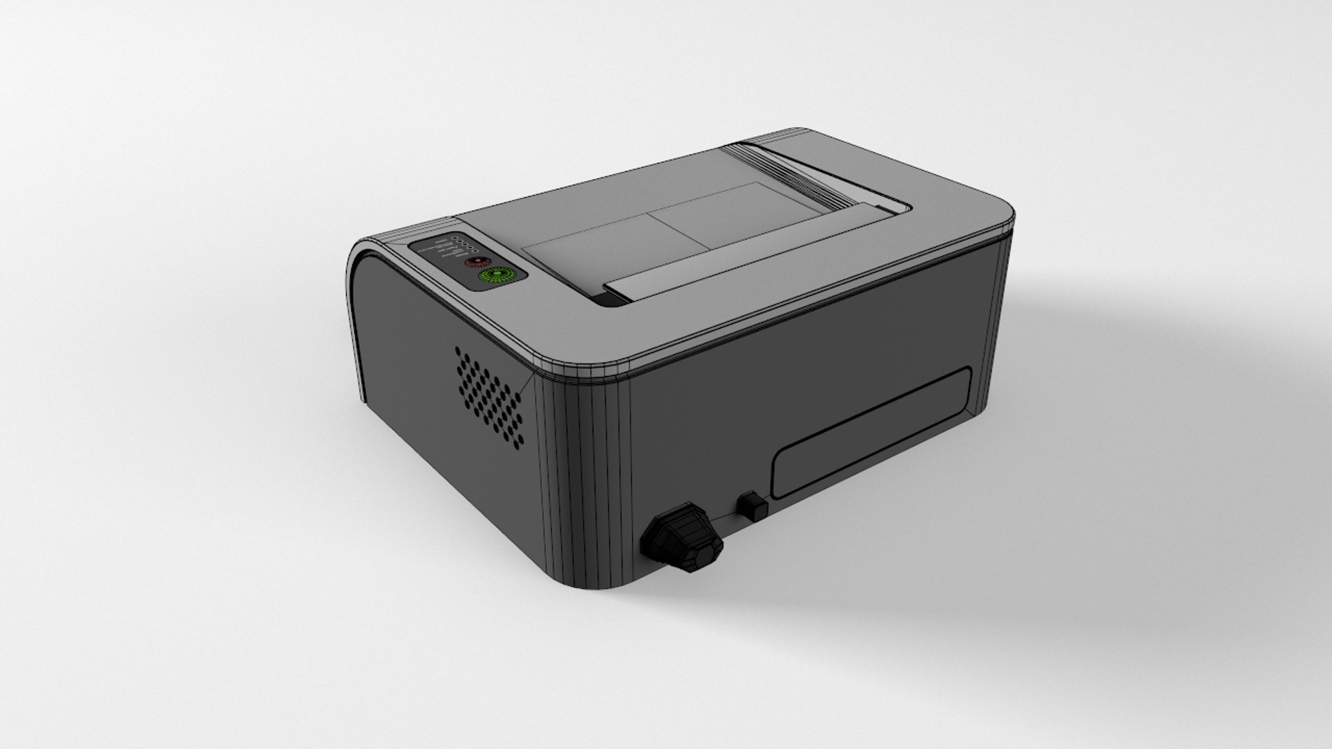 laser printer 3d model