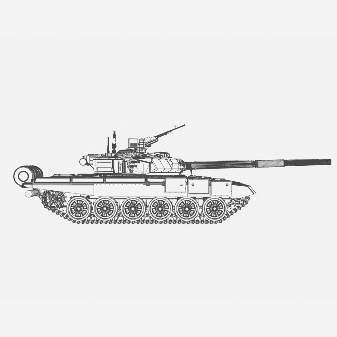 3D T-90 - TurboSquid 1874949