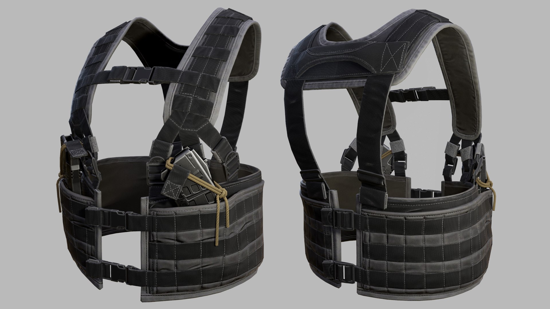 3D Tactical Vest Model - TurboSquid 1854232