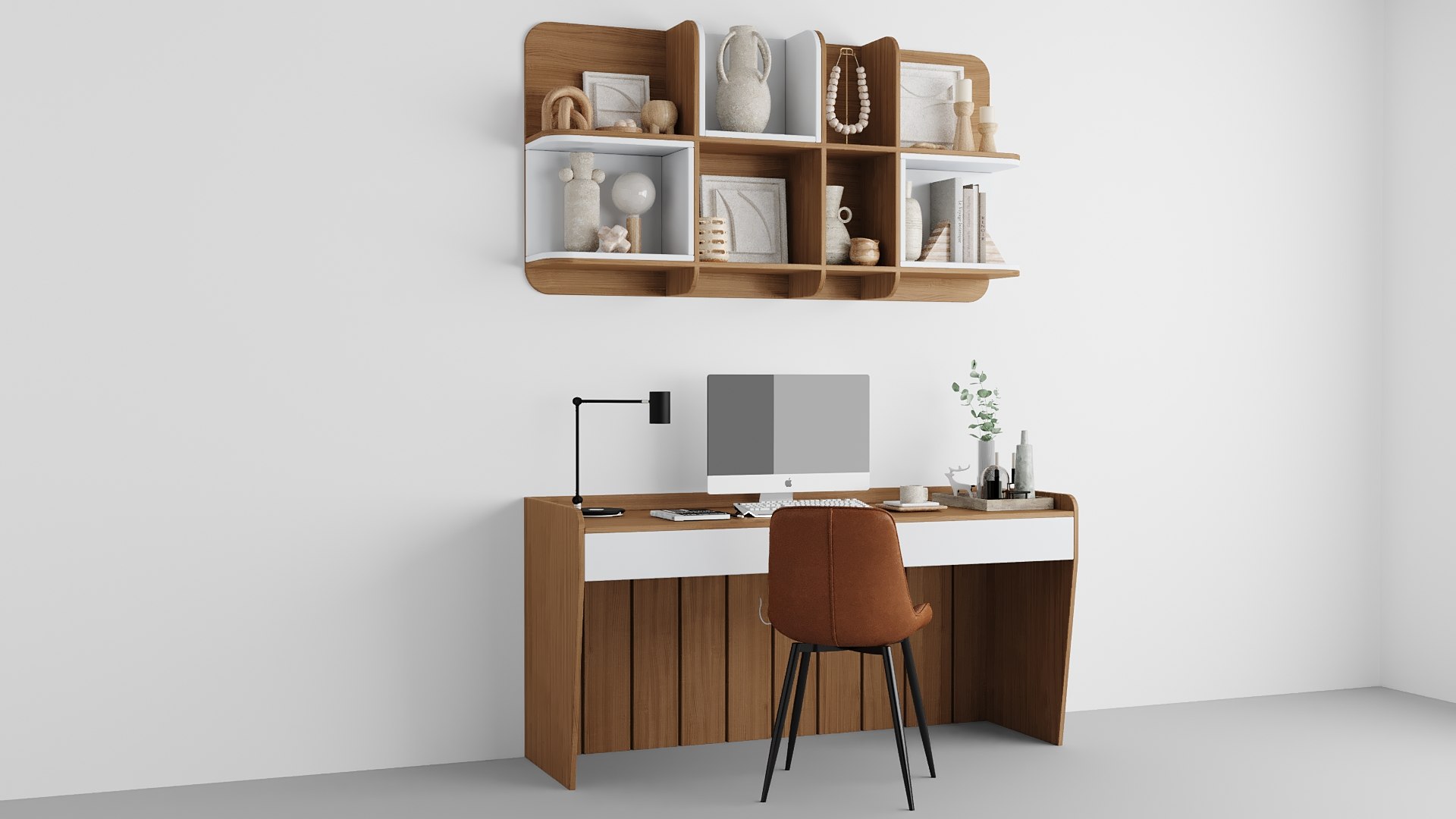 3D Writing Desk Model - TurboSquid 2099049