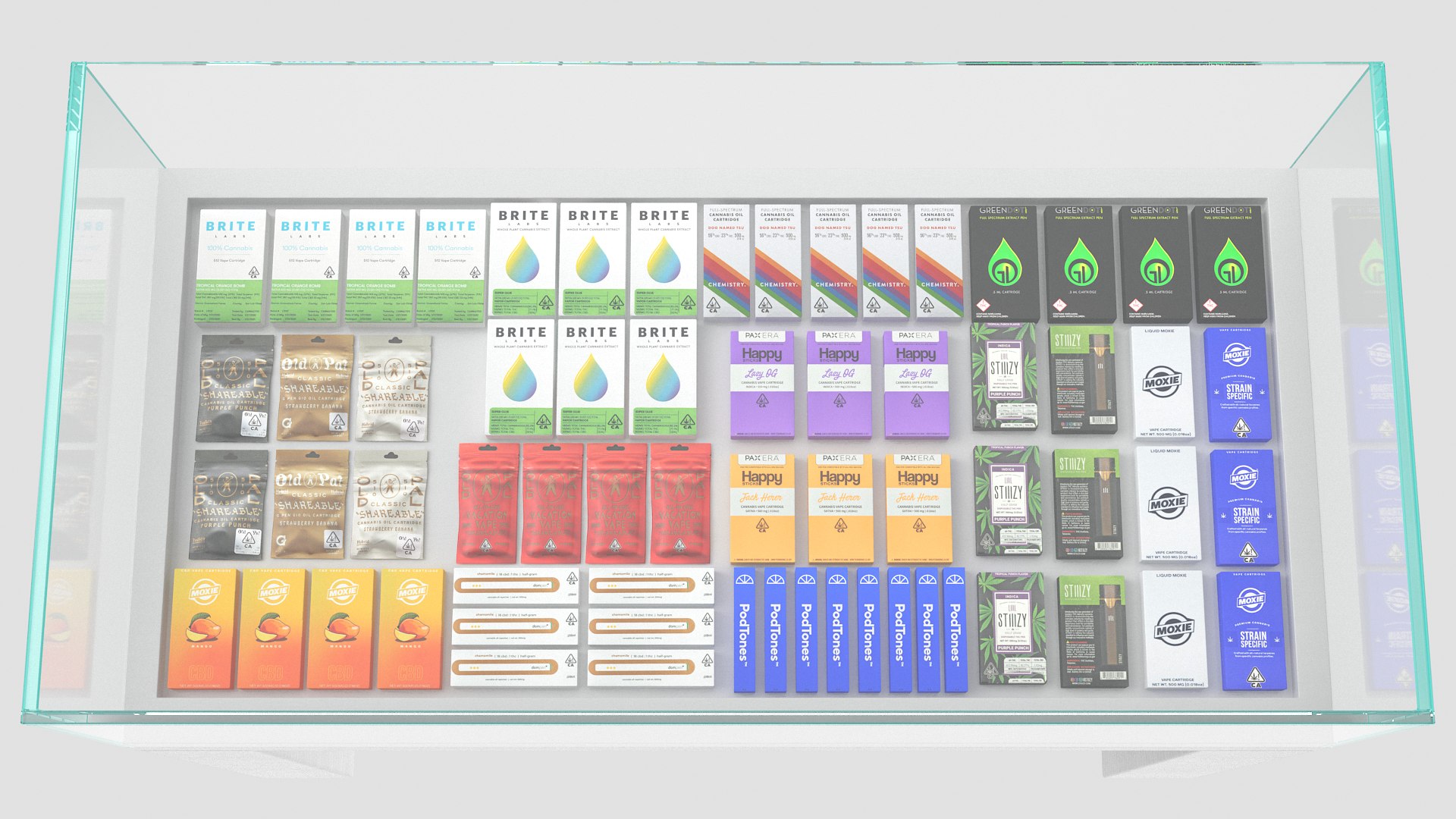 3D Cannabis Vapes Model - TurboSquid 1541120