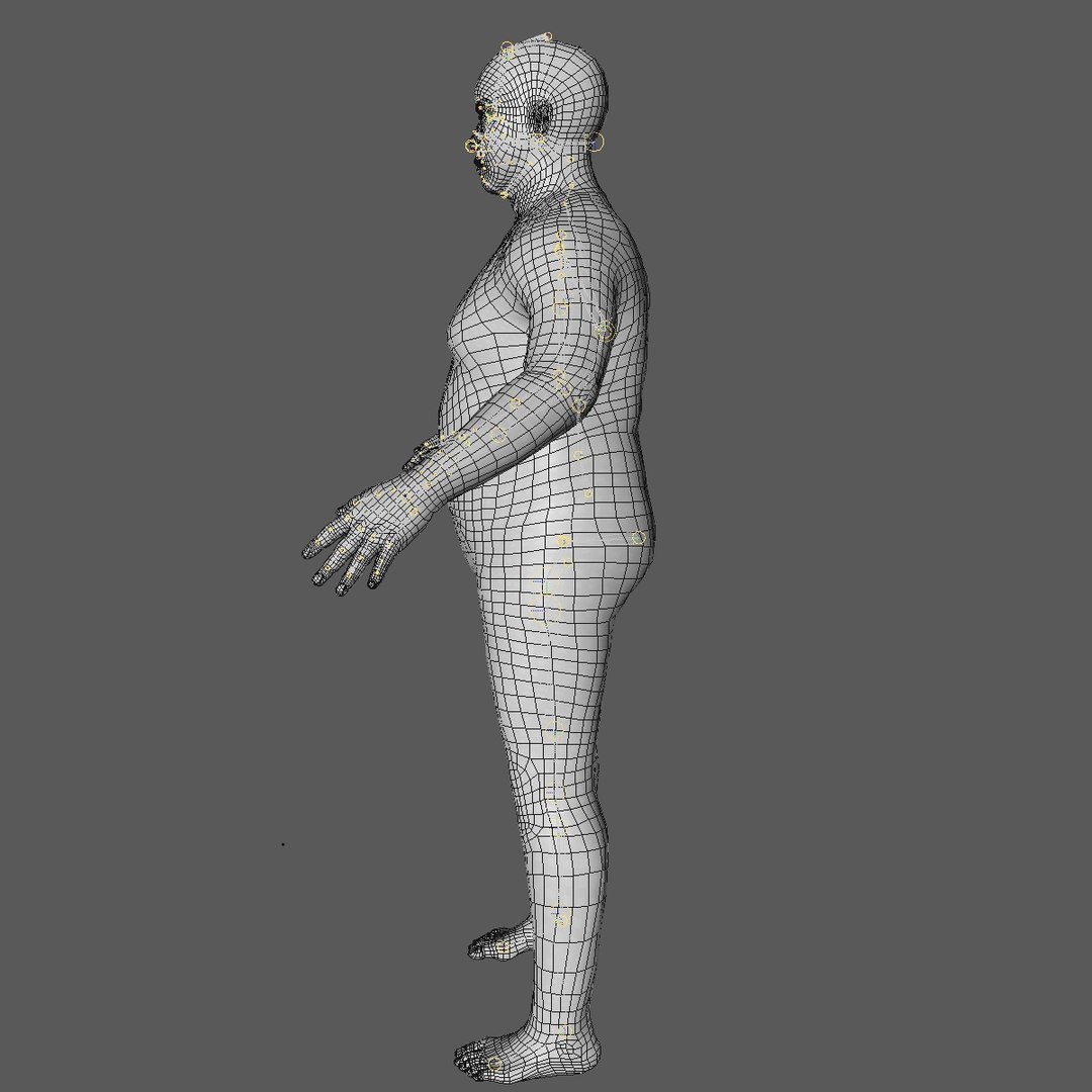 3d c4d realistic base mesh 45