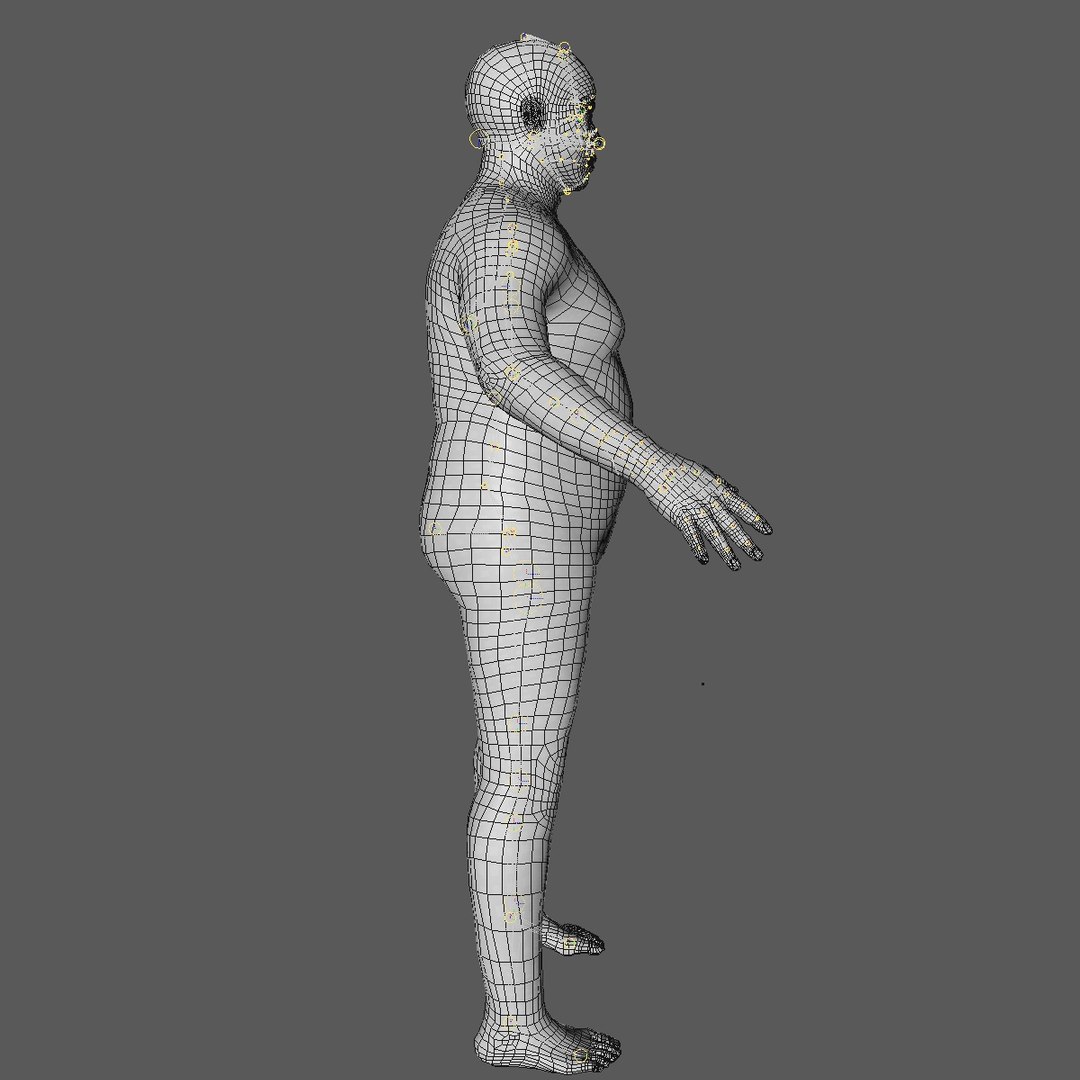 3d c4d realistic base mesh 45