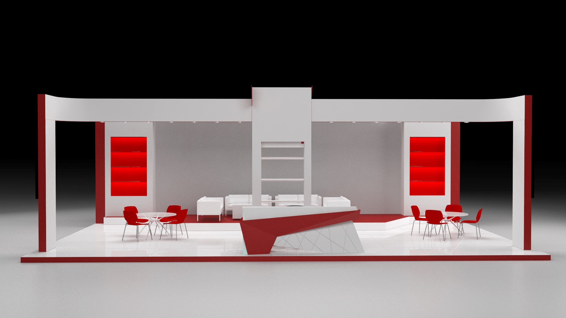 3D Exhibition Stall Model - TurboSquid 2326153