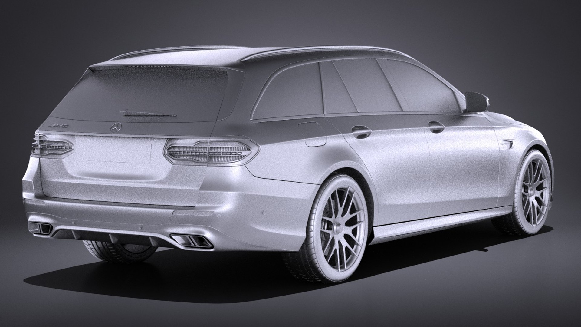 Mercedes E63 Amg 3d Model