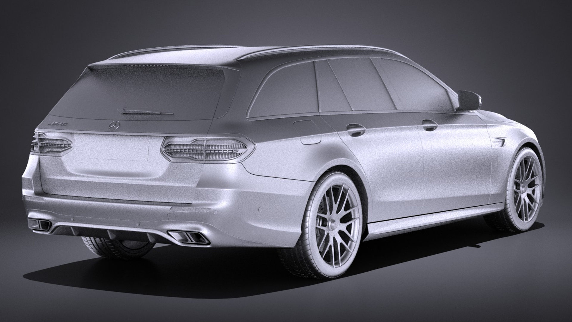 mercedes e63 amg 3d model