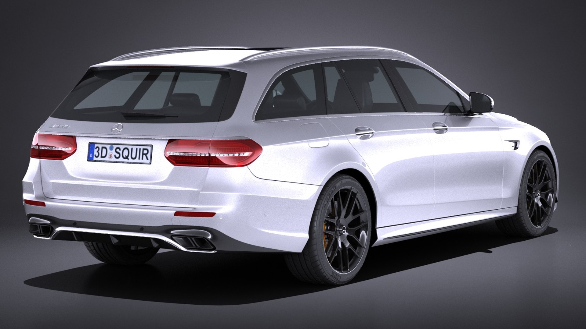 Mercedes E63 Amg 3d Model