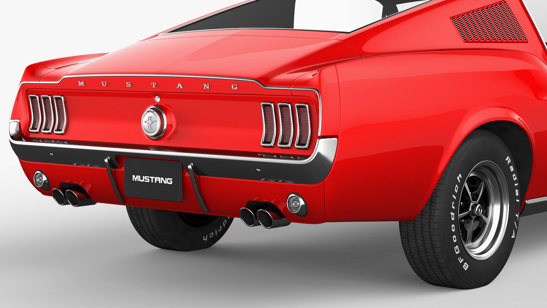 Ford Mustang Fastback 1967 3D Model - TurboSquid 2193962