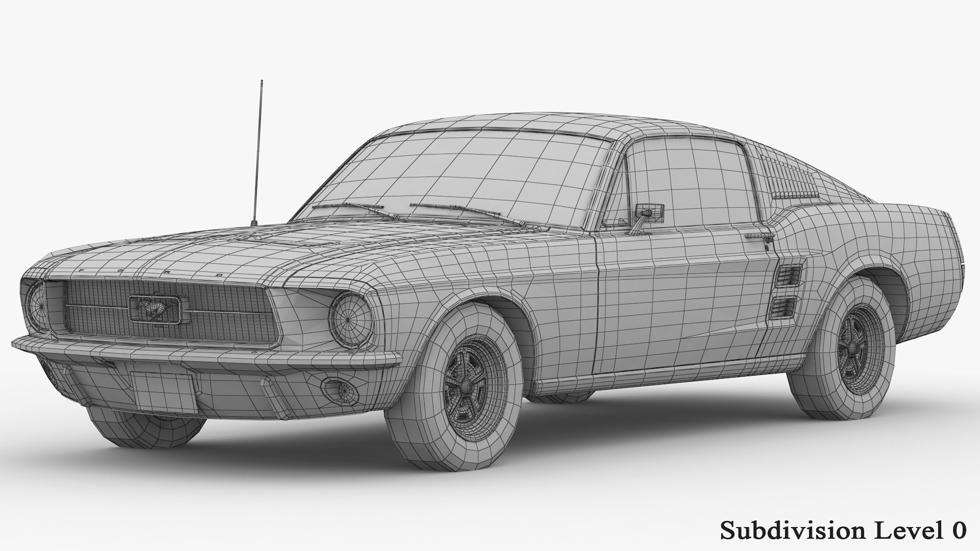 Ford Mustang Fastback 1967 3D Model - TurboSquid 2193962