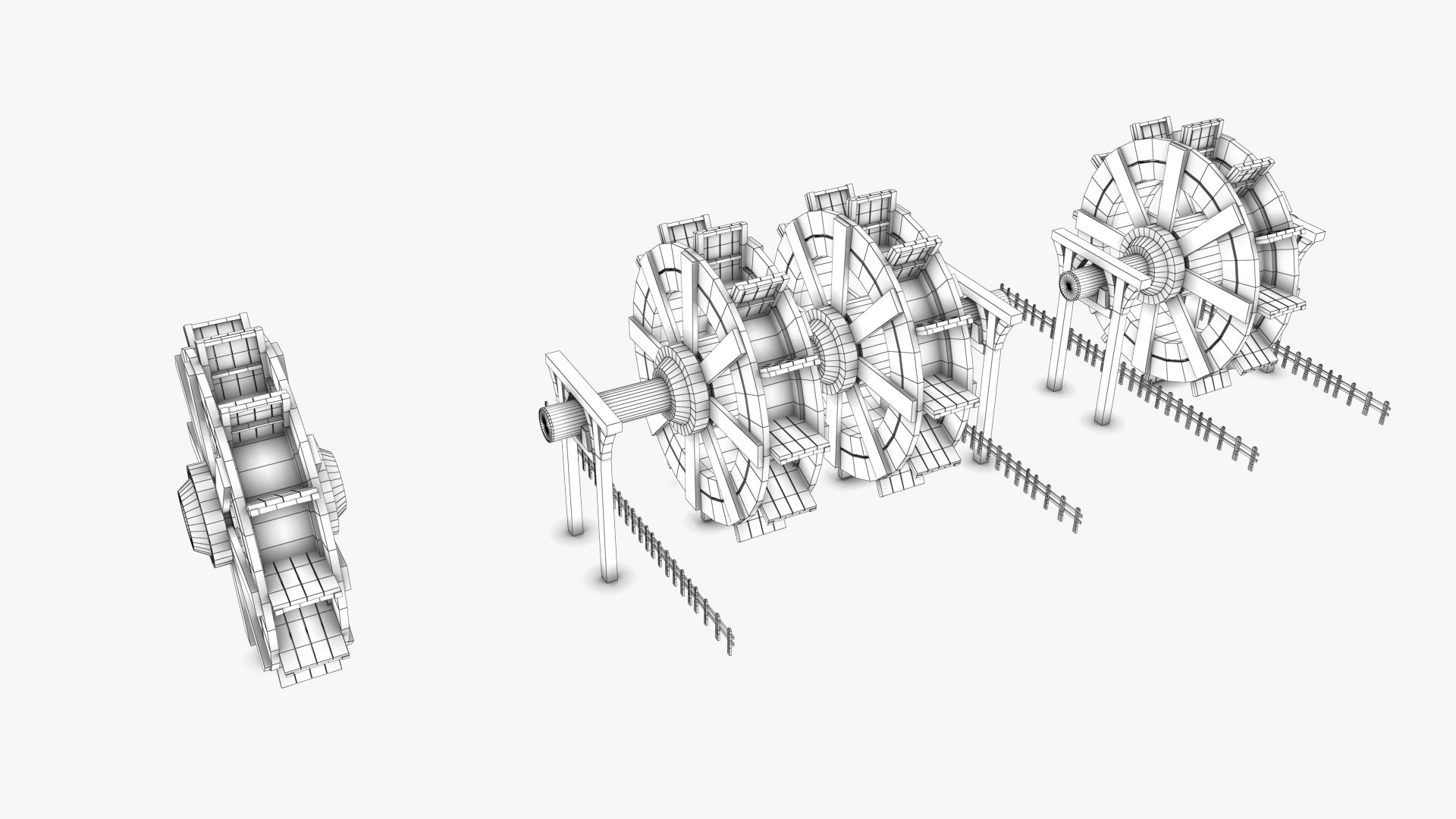 Water Mill 3D Model - TurboSquid 2009017