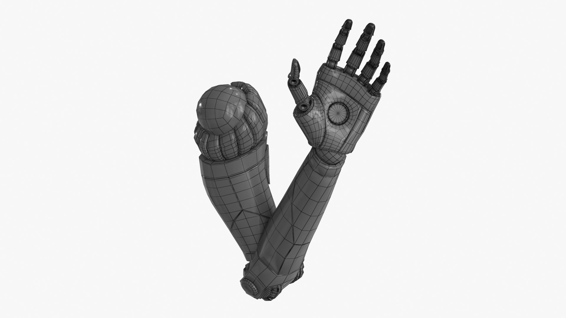 Cyborg Robot Hand 3D model - TurboSquid 2175205