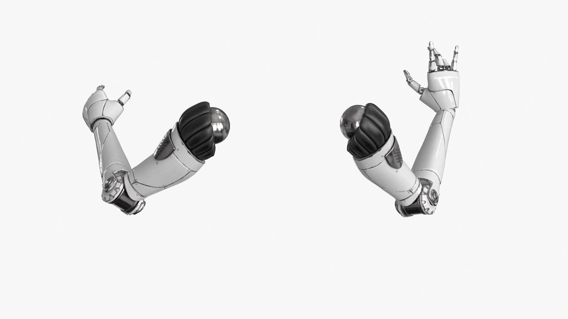 Cyborg Robot Hand 3D model - TurboSquid 2175205