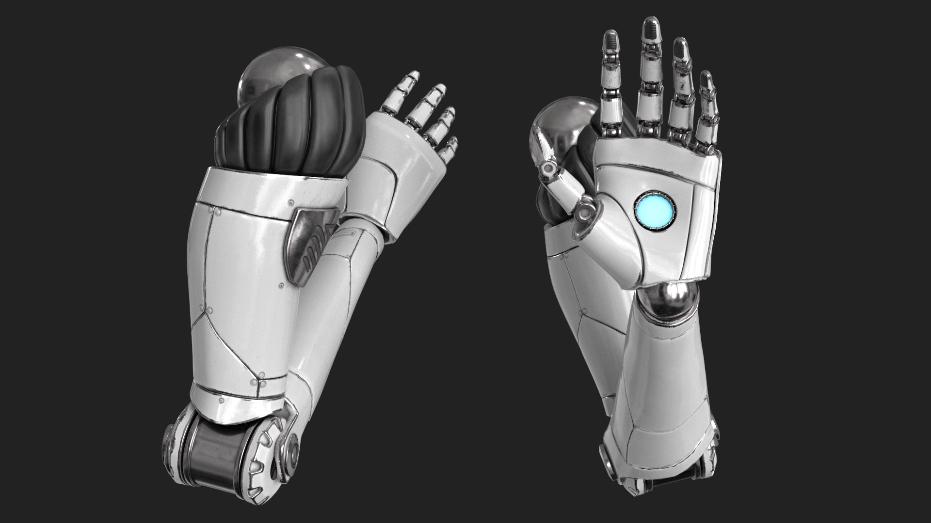 Cyborg Robot Hand 3D model - TurboSquid 2175205