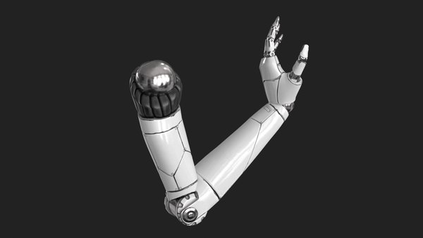 modelo 3d Mano de robot cyborg - TurboSquid 2175205