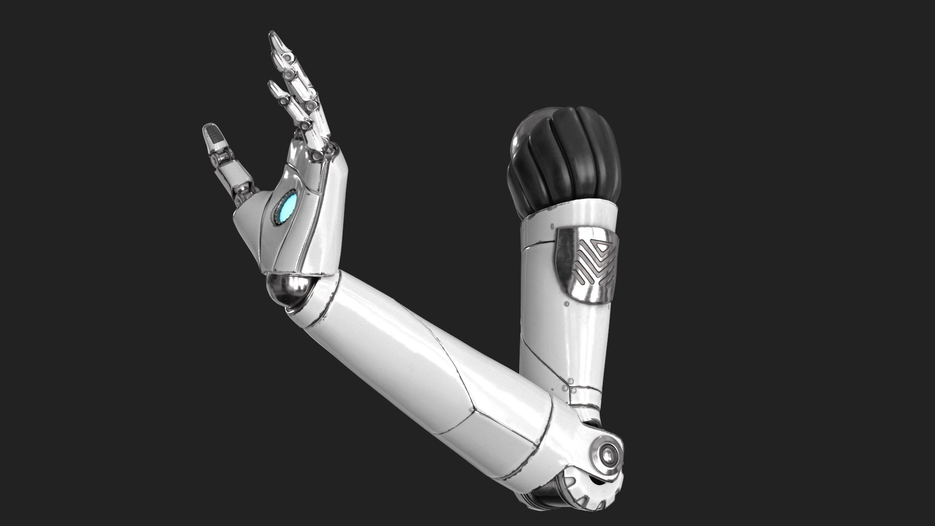 Cyborg Robot Hand 3D model - TurboSquid 2175205