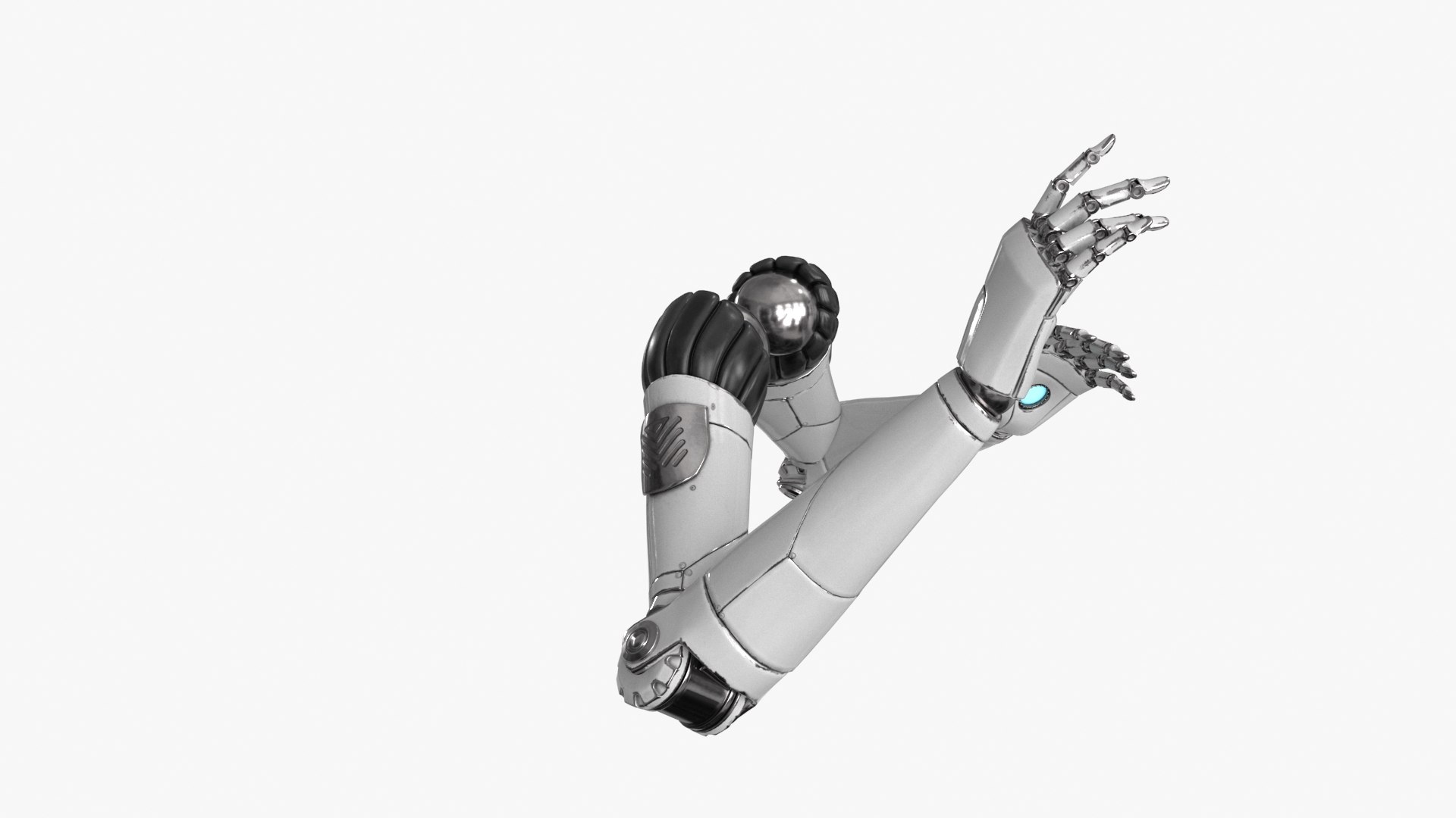 Cyborg Robot Hand 3D model - TurboSquid 2175205