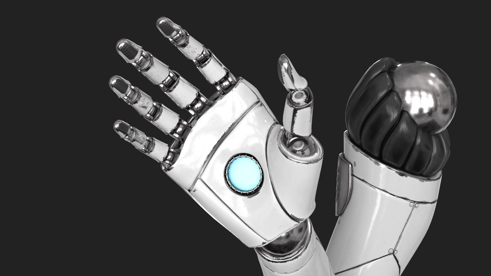 Cyborg Robot Hand 3D model - TurboSquid 2175205