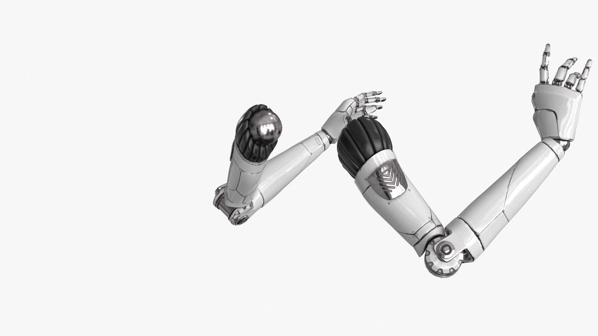 Cyborg Robot Hand 3D model - TurboSquid 2175205