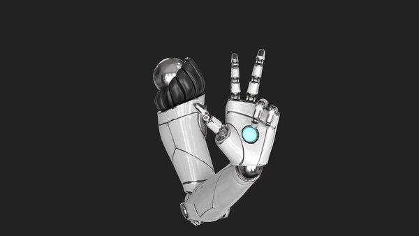modelo 3d Mano de robot cyborg - TurboSquid 2175205