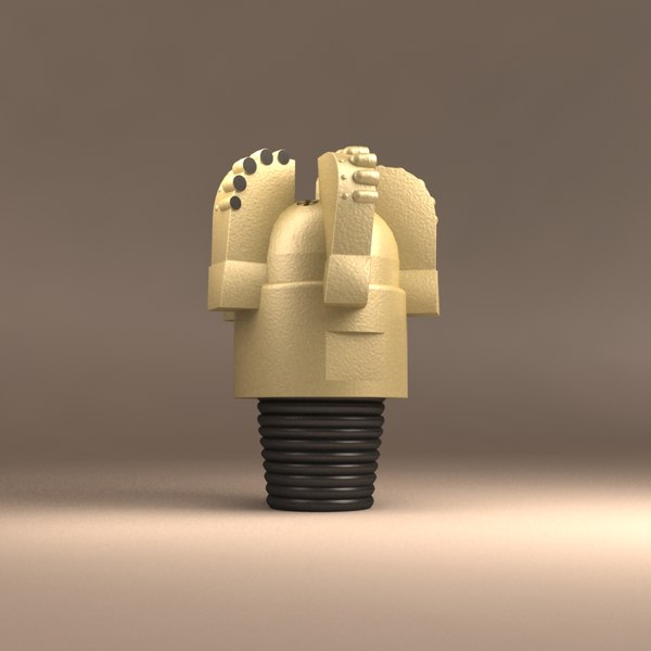 pdc drilling bit 3d model