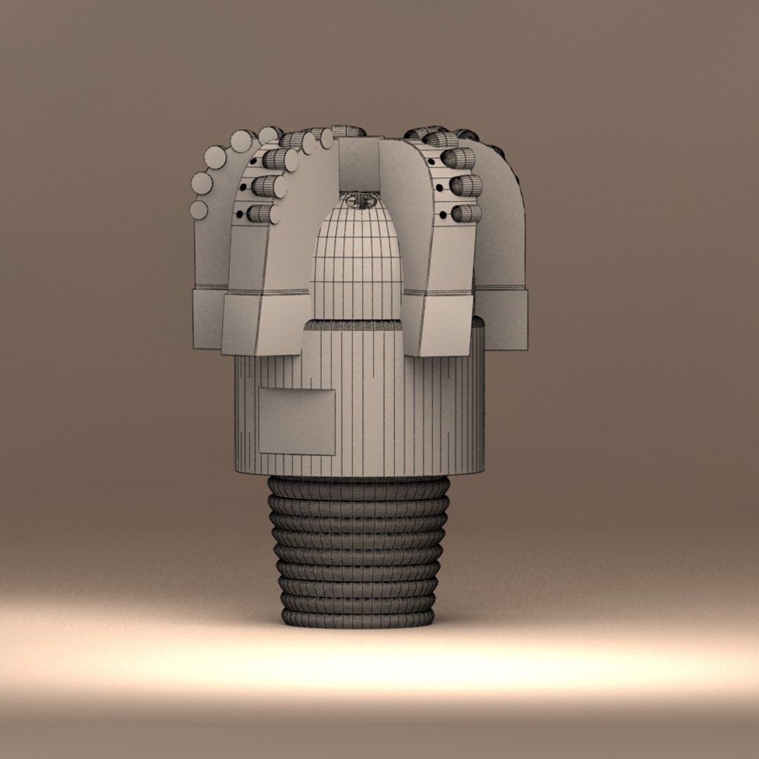 Pdc Drilling Bit 3d Model