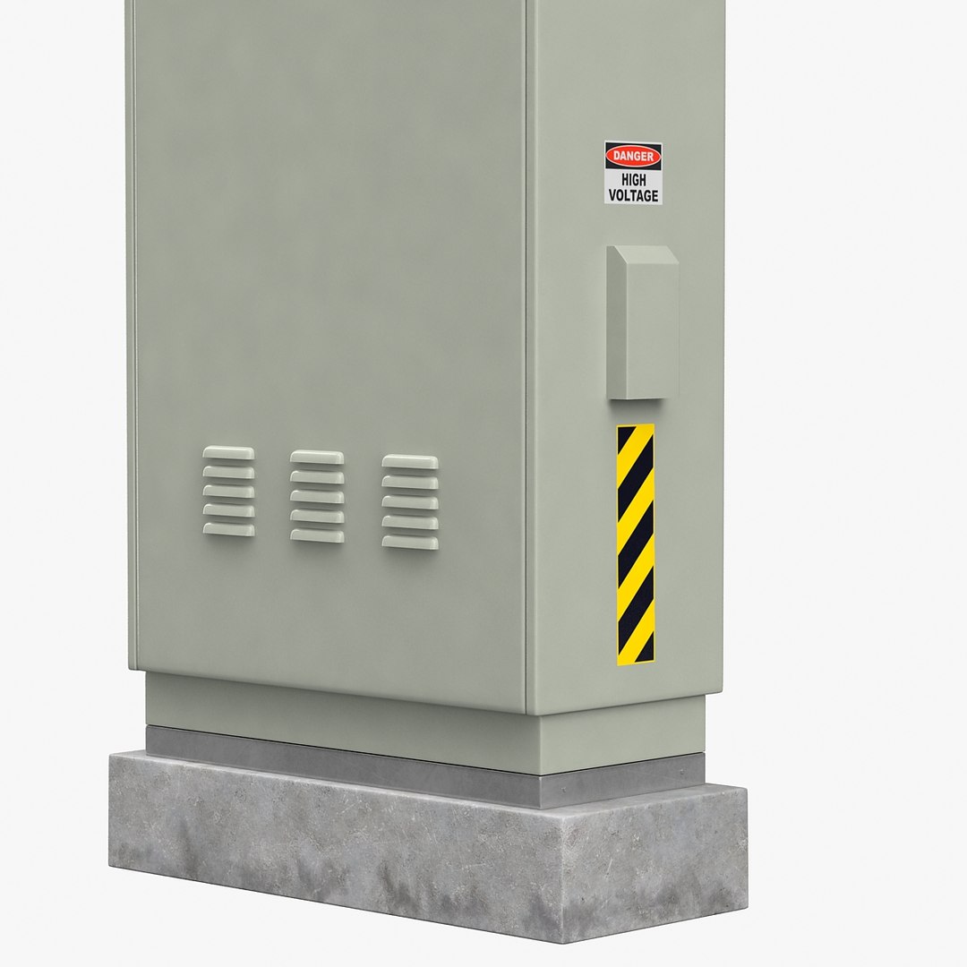 Electrical Box 3D Model - TurboSquid 1455331