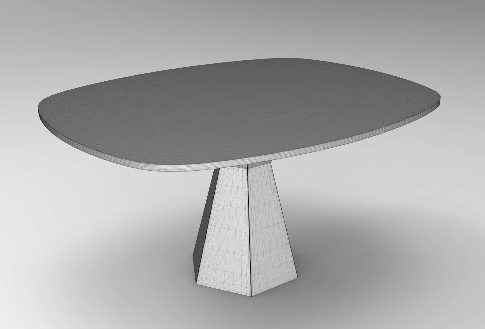 Hunka Dining Table 3D - TurboSquid 2261212