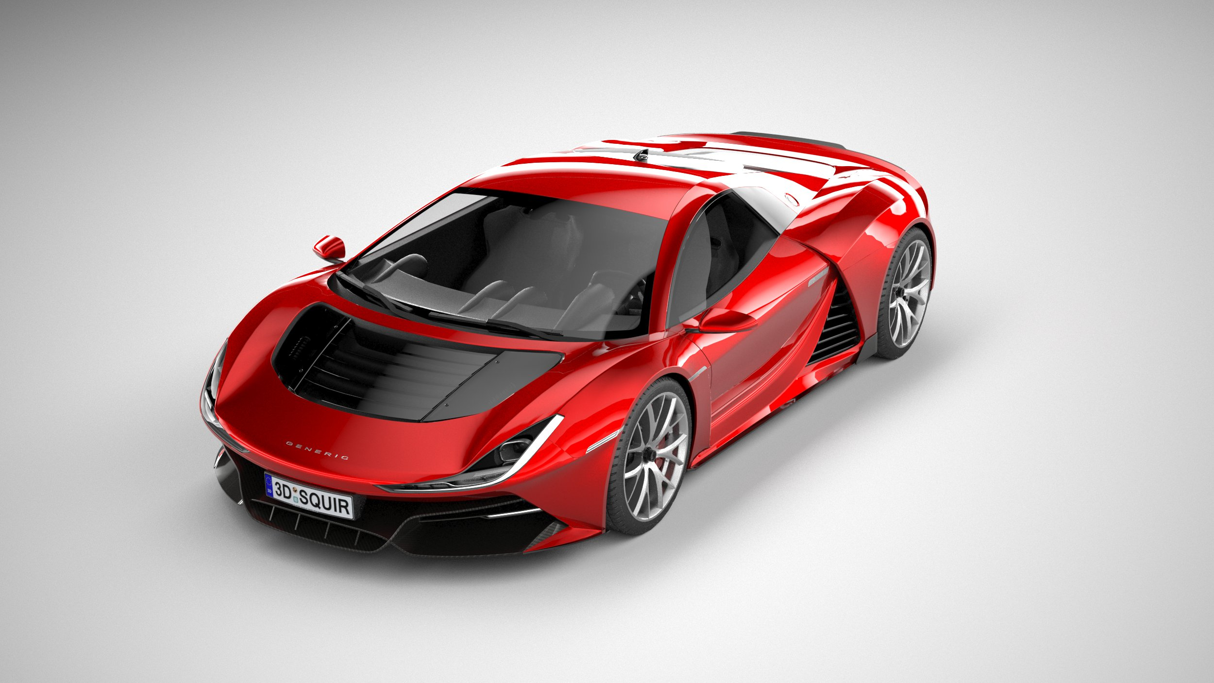 Generic Supercar v1 2020 LowPoly model - TurboSquid 1813114