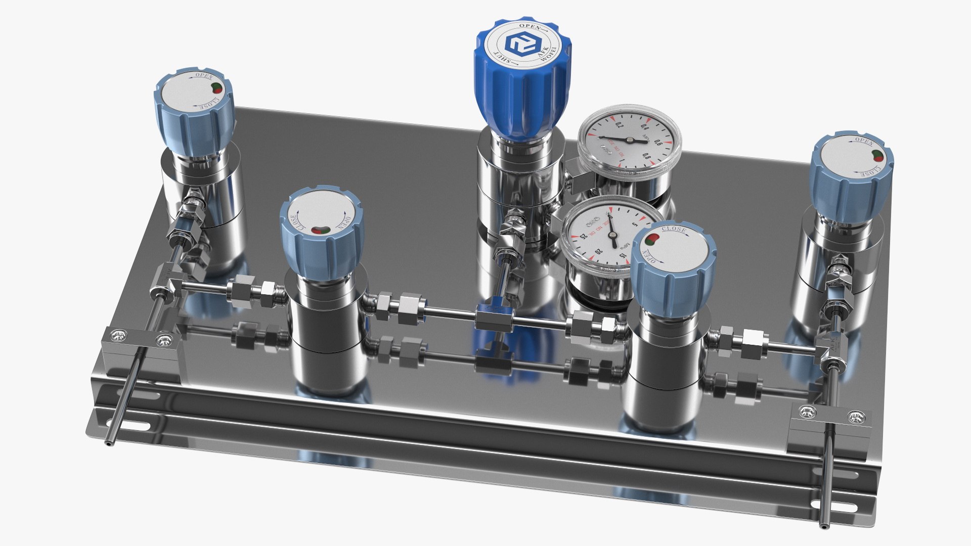 3D AFK Lab Industrial Gas Control Panel - TurboSquid 1956088