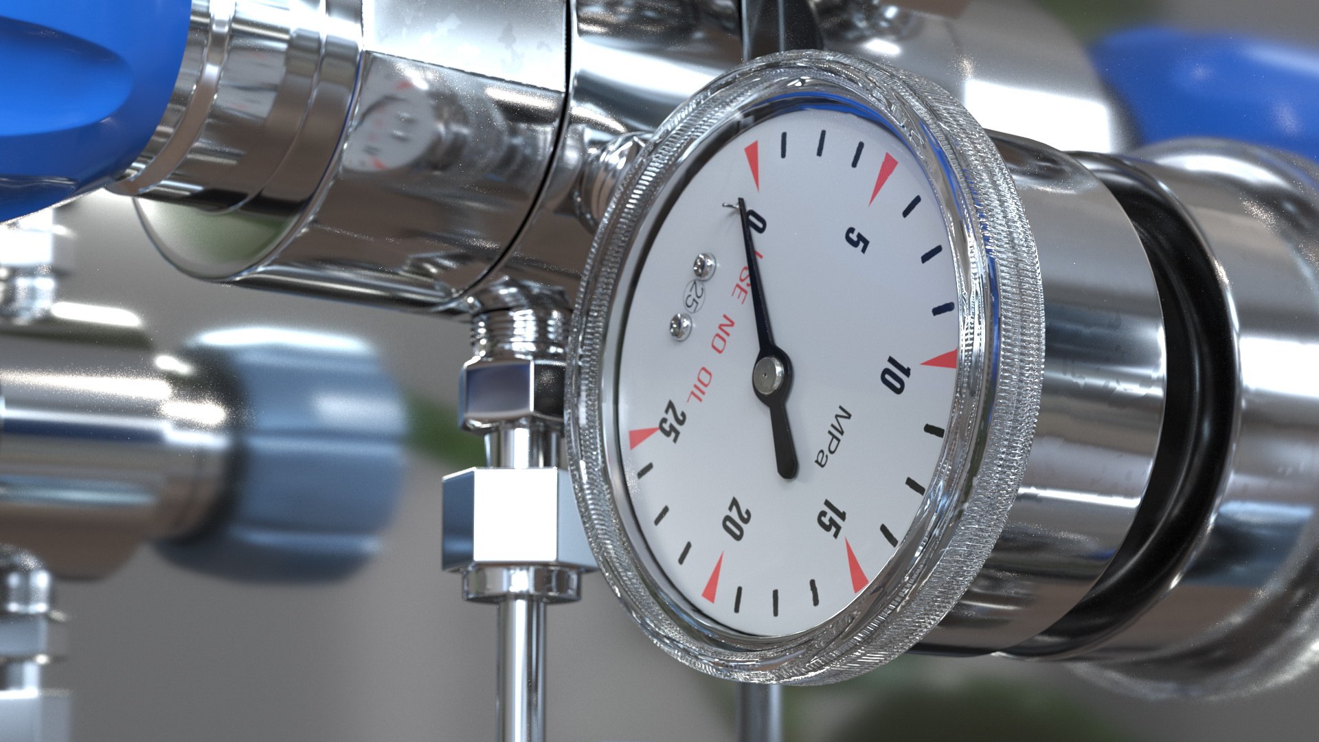 3D AFK Lab Industrial Gas Control Panel - TurboSquid 1956088