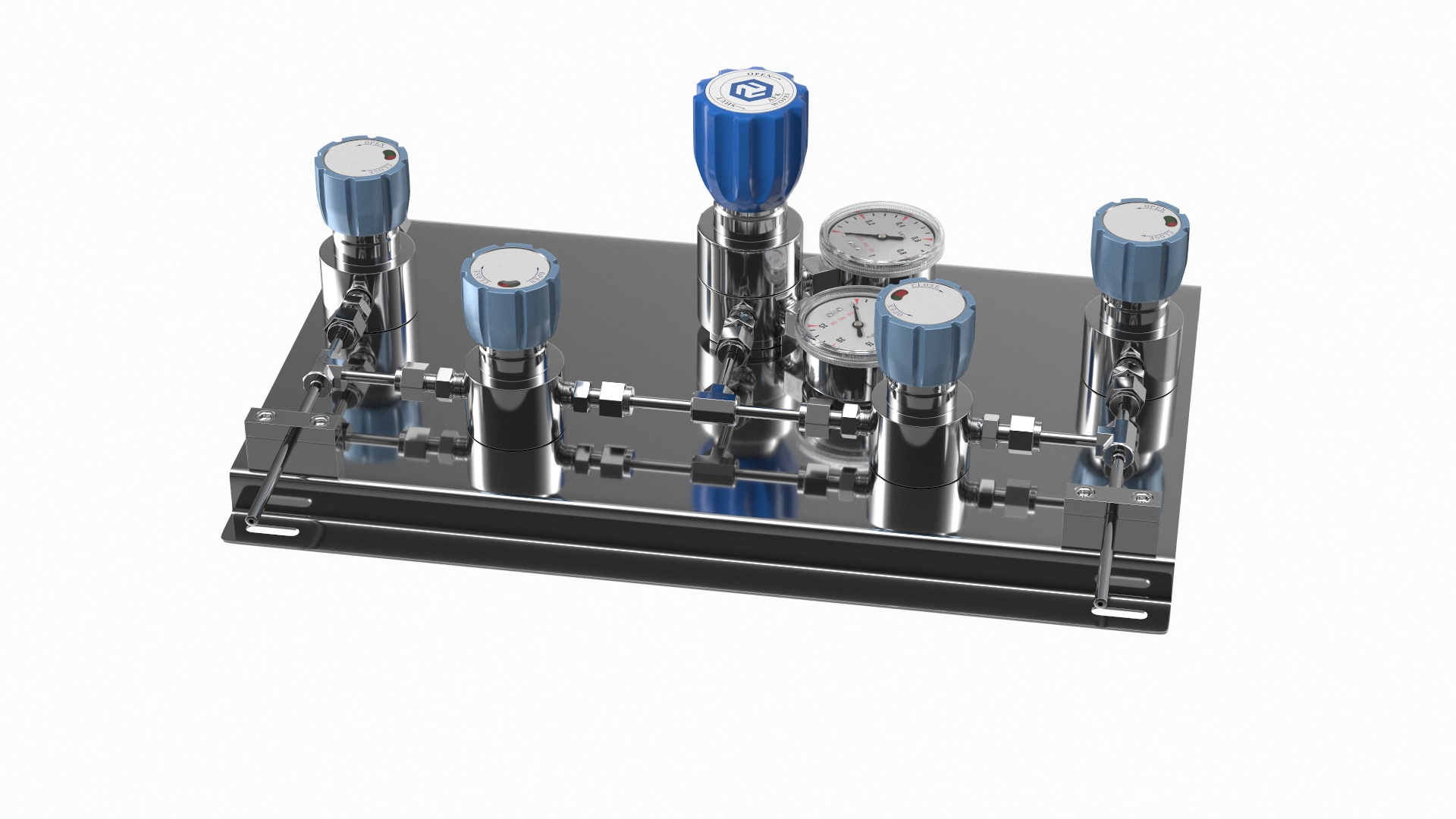 3D AFK Lab Industrial Gas Control Panel - TurboSquid 1956088
