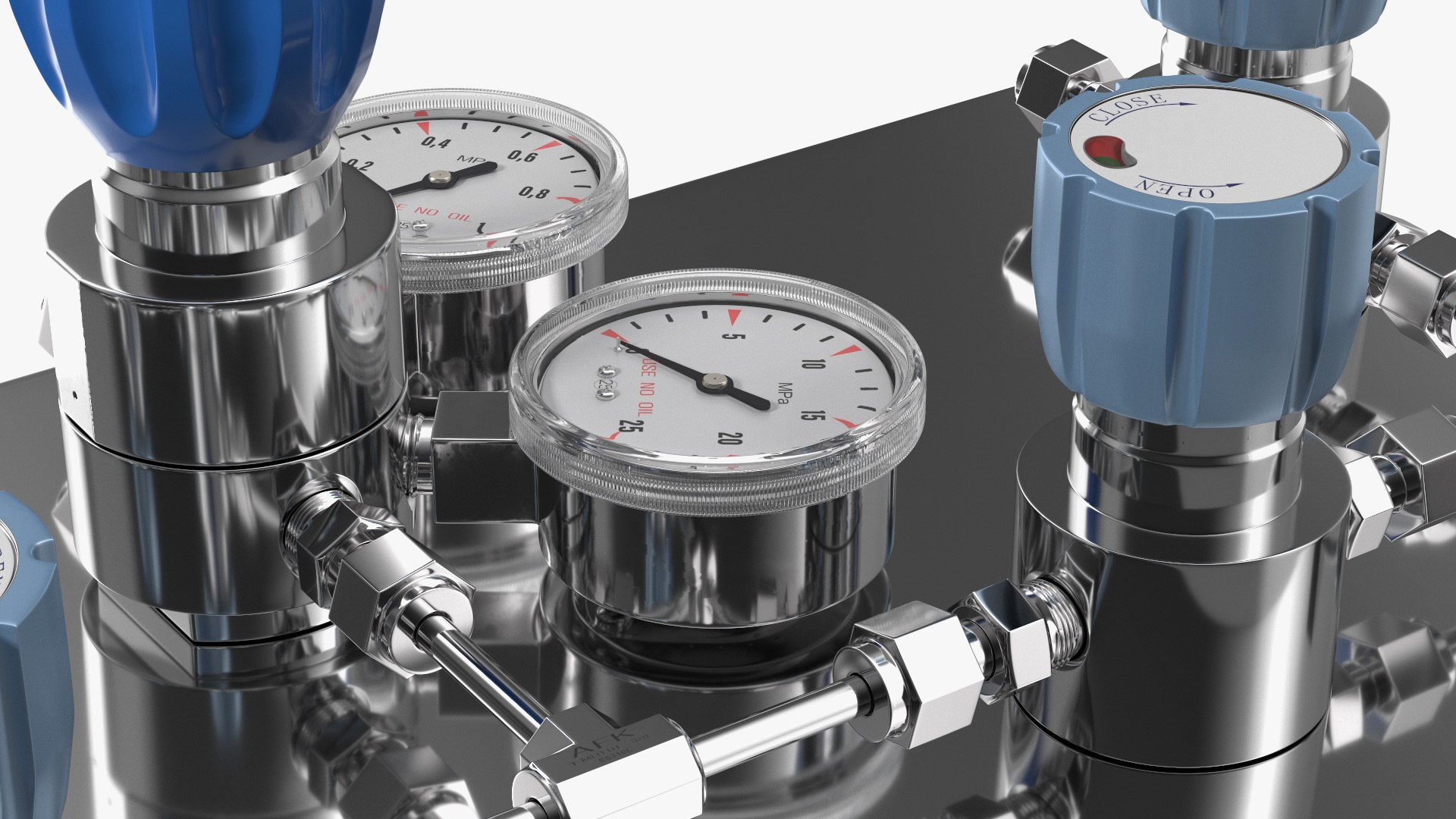 3D AFK Lab Industrial Gas Control Panel - TurboSquid 1956088