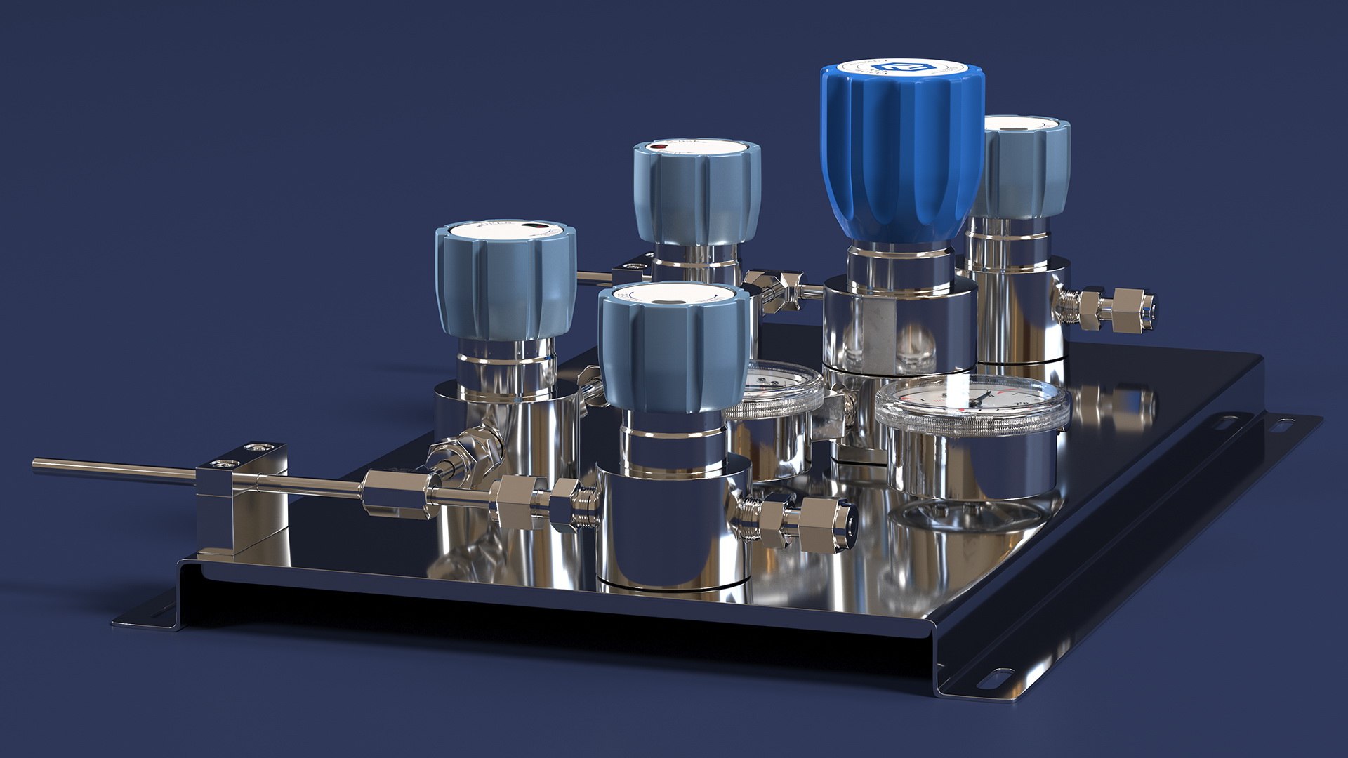 3D AFK Lab Industrial Gas Control Panel - TurboSquid 1956088