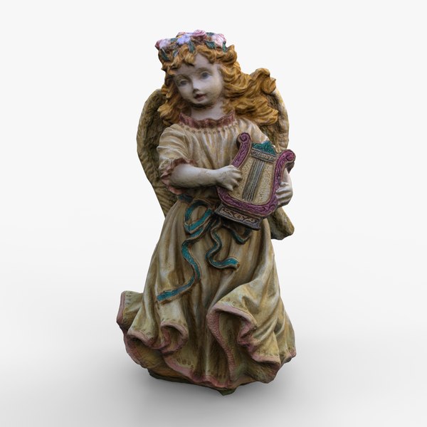 Angel harp 3D model - TurboSquid 1660306