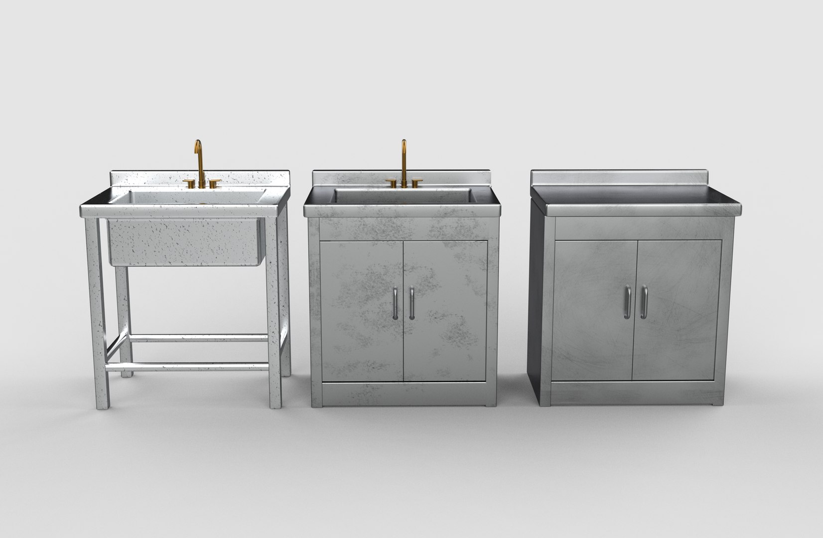 Dirty Kitchen Sink 3D Model 3D Model - TurboSquid 2508228