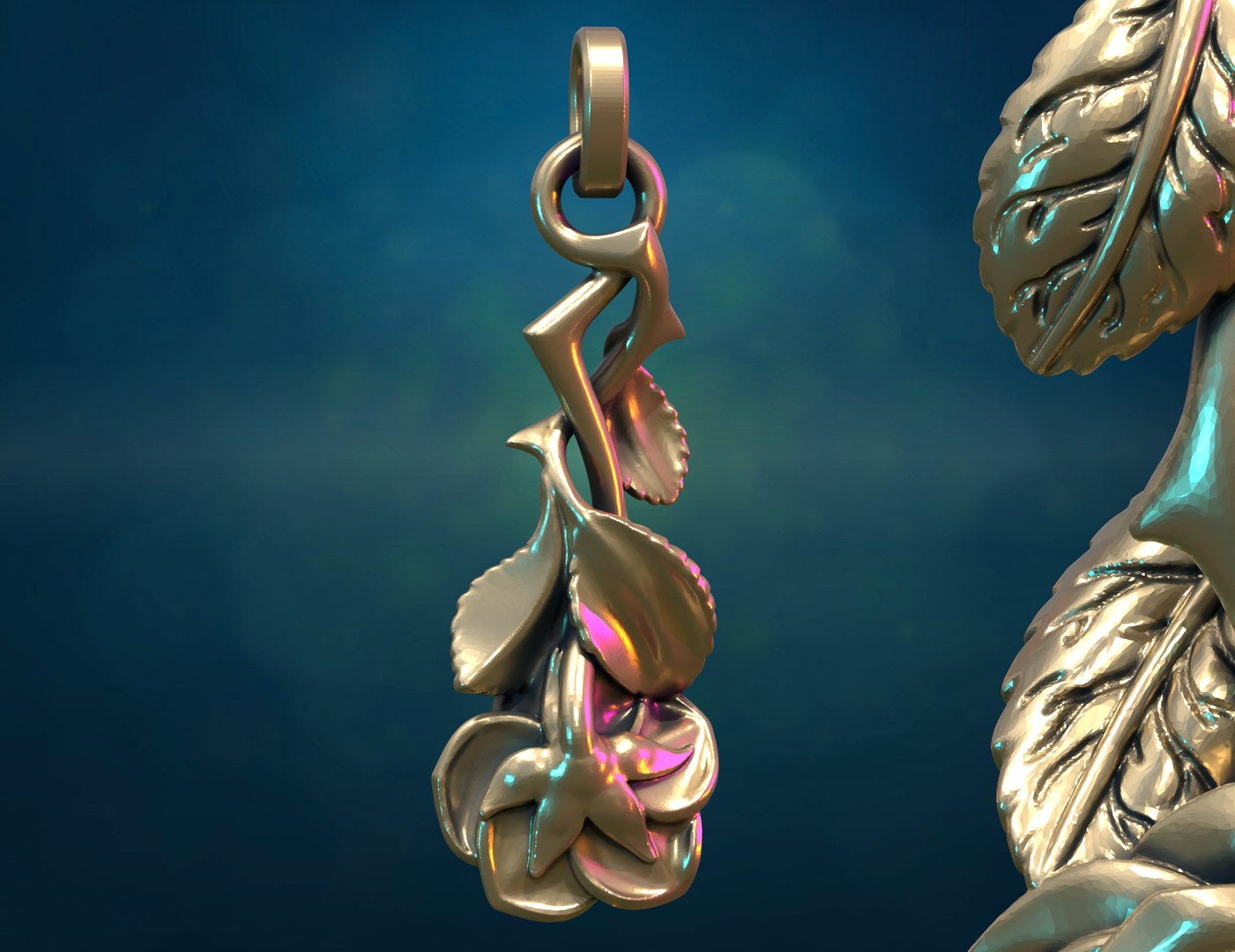 Roser Pendant Printable Model - TurboSquid 2250791