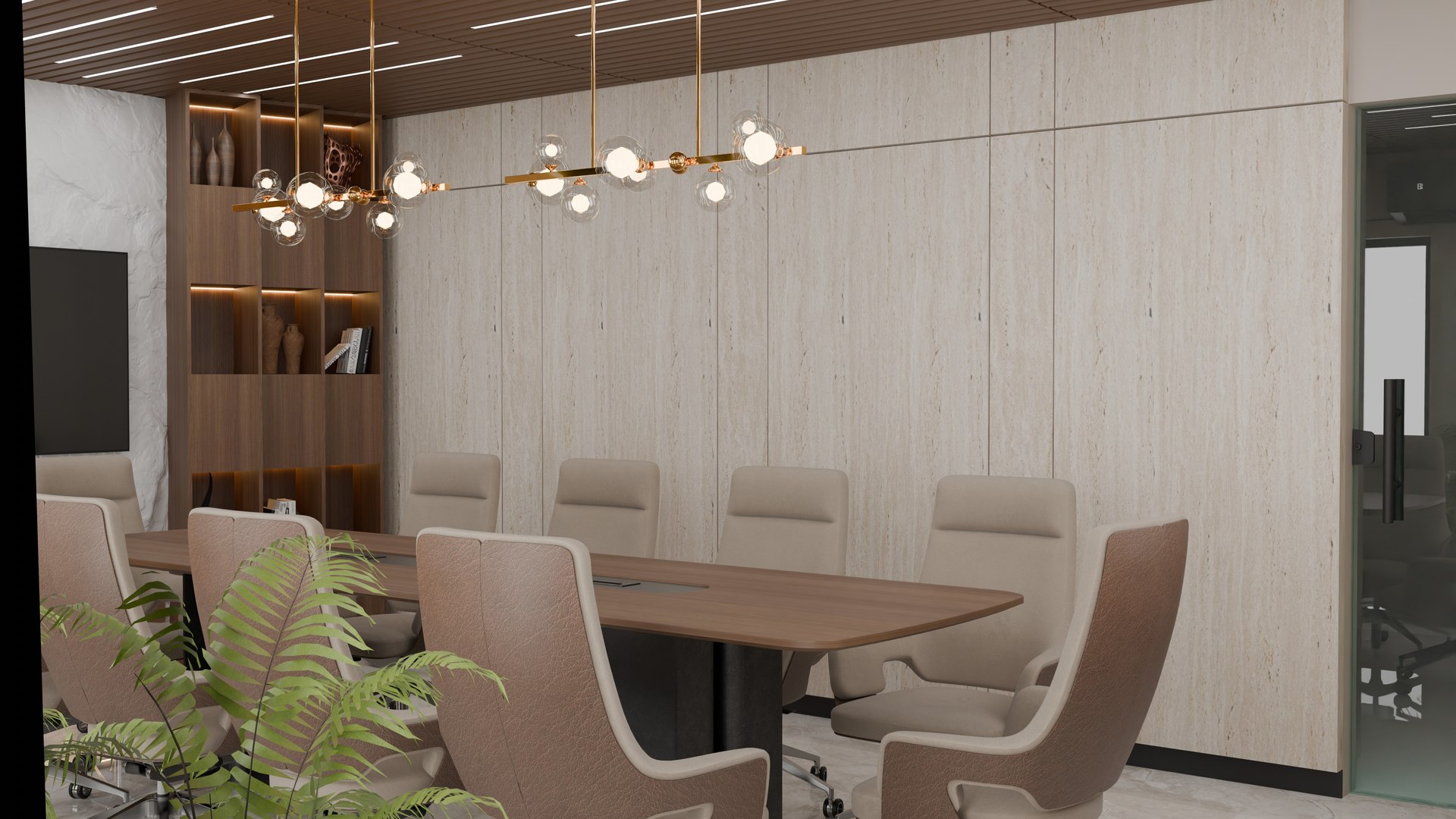 Conference Meeting Room Model - TurboSquid 2455798