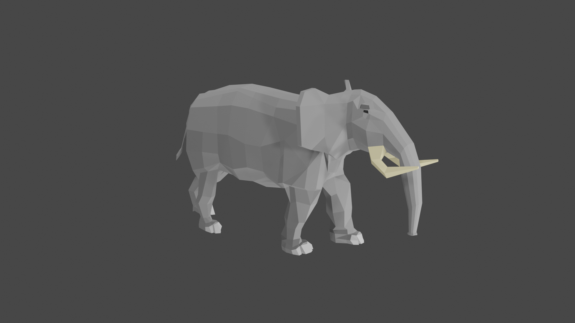 3D LOW POLY Elephant - ANIMATED - TurboSquid 2184821