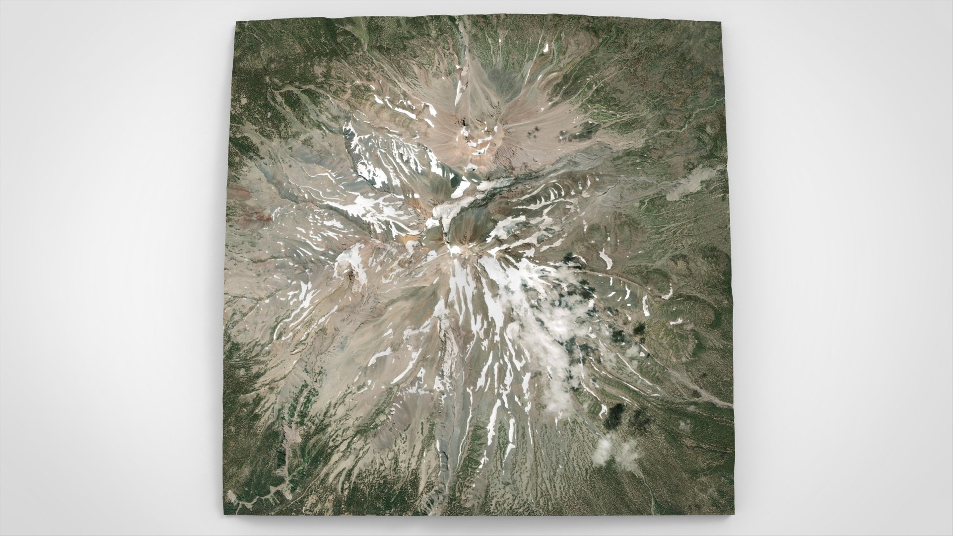 3D Model Mount Shasta California United States - TurboSquid 2333254