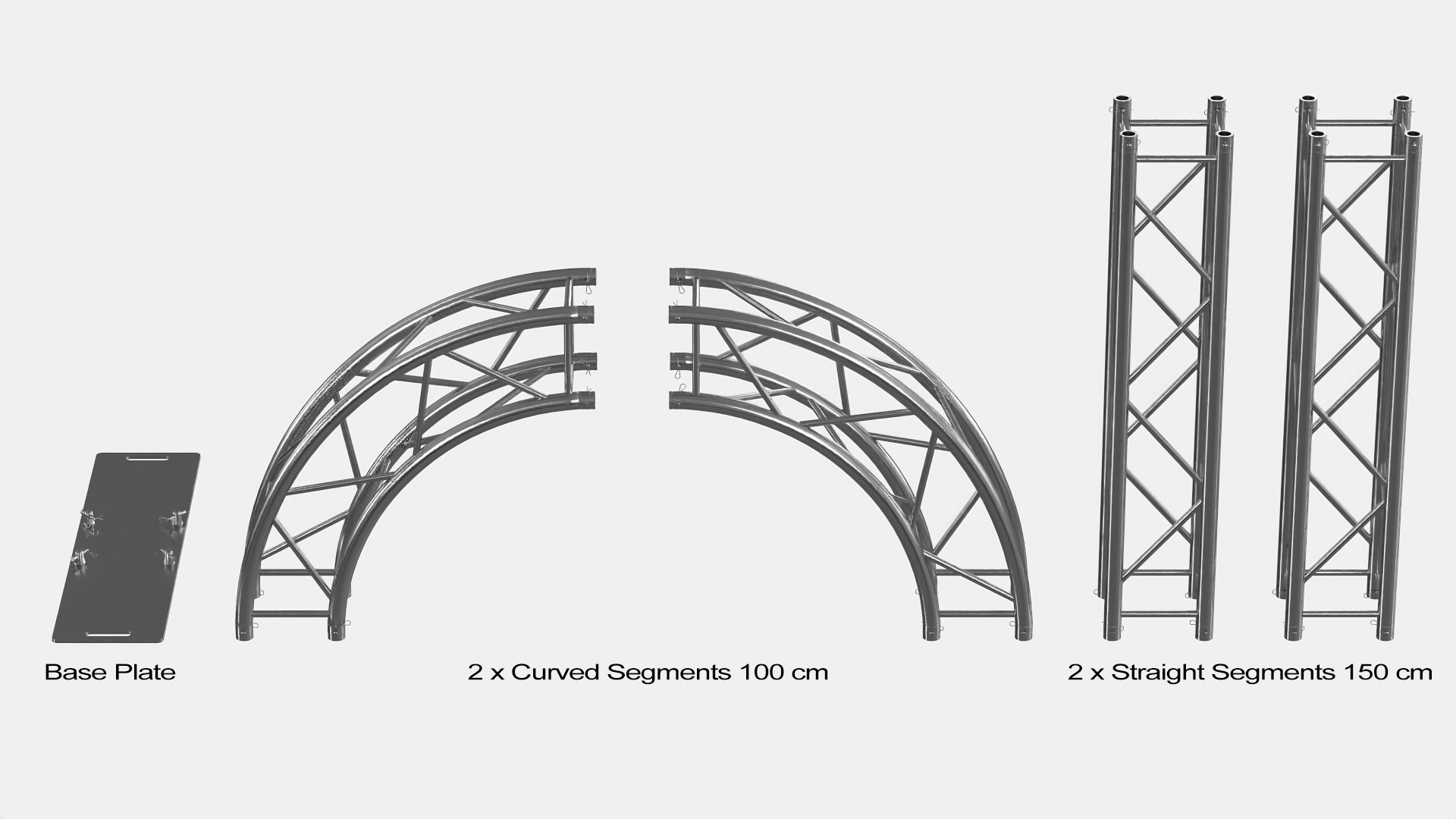 Modular Aluminum Arch Truss System Event Entrance 3D Model - TurboSquid ...