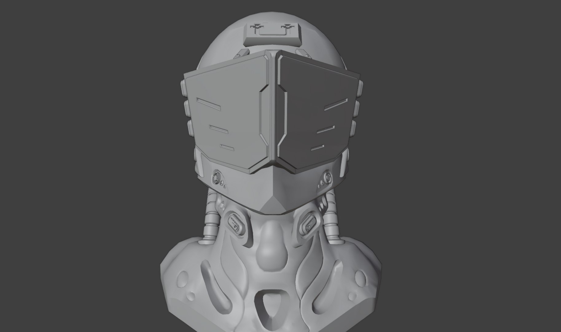 Ghost In The Shell Helmet Model - TurboSquid 2519628