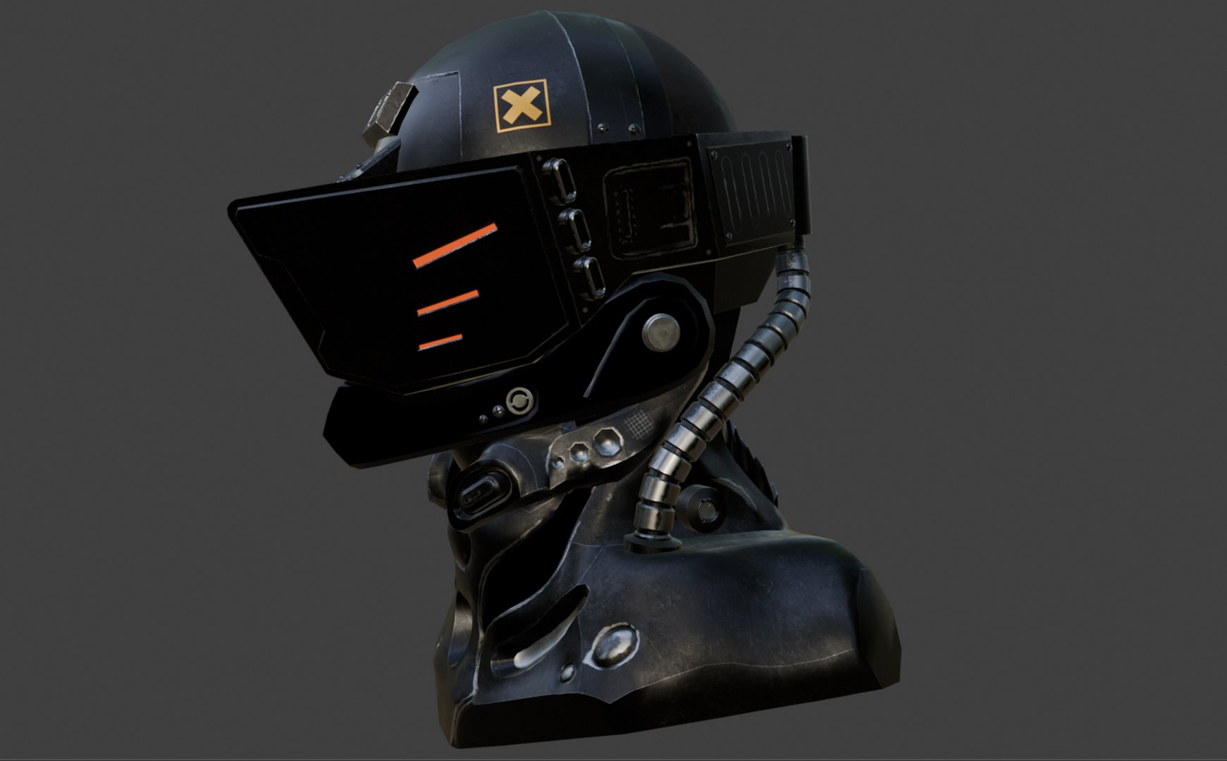 Ghost In The Shell Helmet Model - TurboSquid 2519628