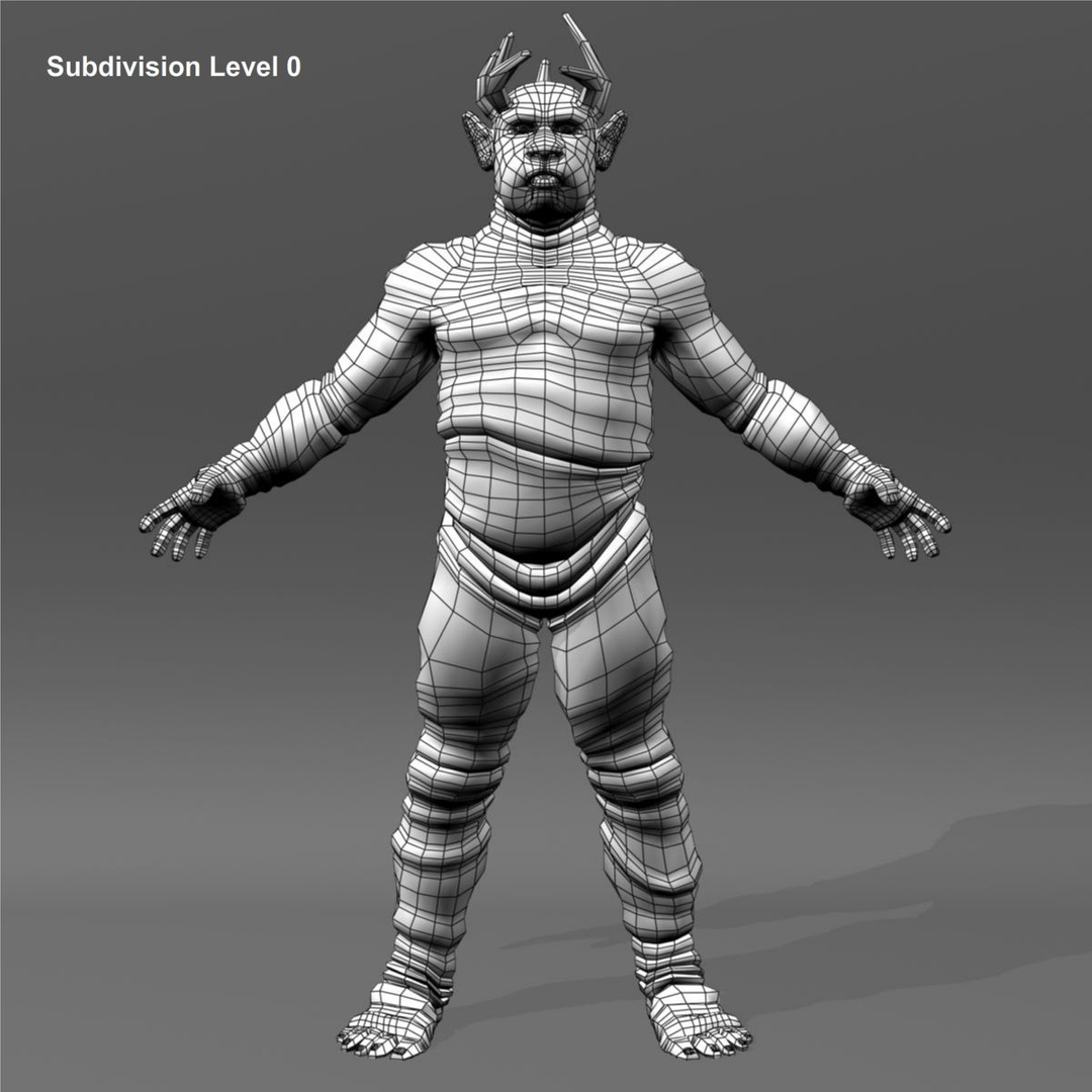 7 Horned 3d 3ds
