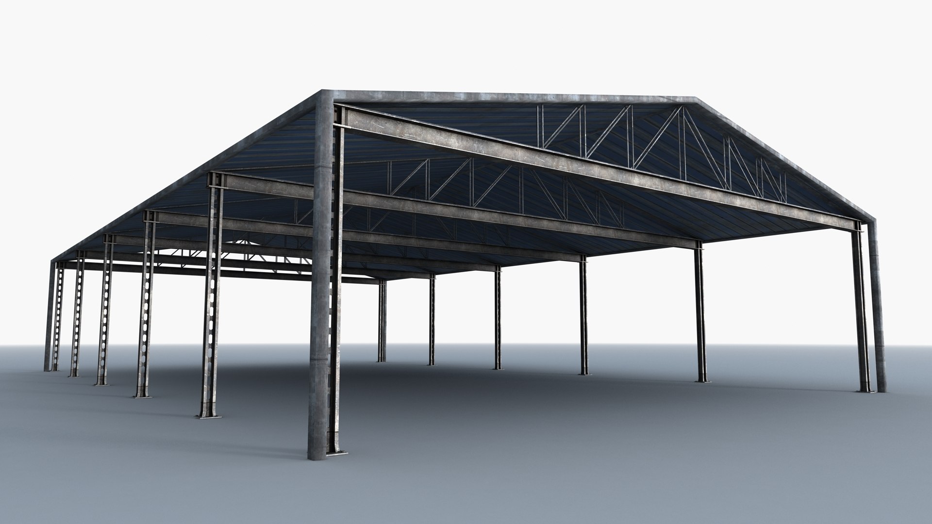 Open Storage Shed Warehouse 3D Model - TurboSquid 1662270