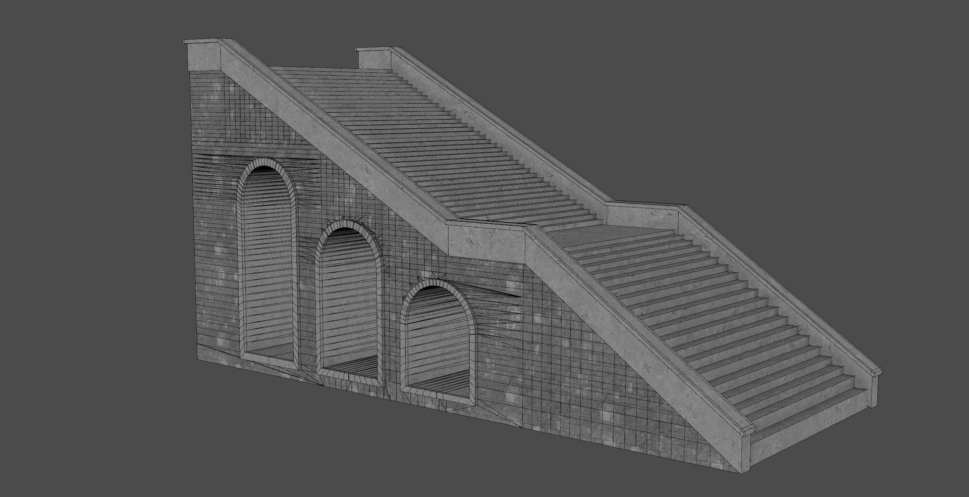 Free Bridge Stairs 3D - TurboSquid 2508059