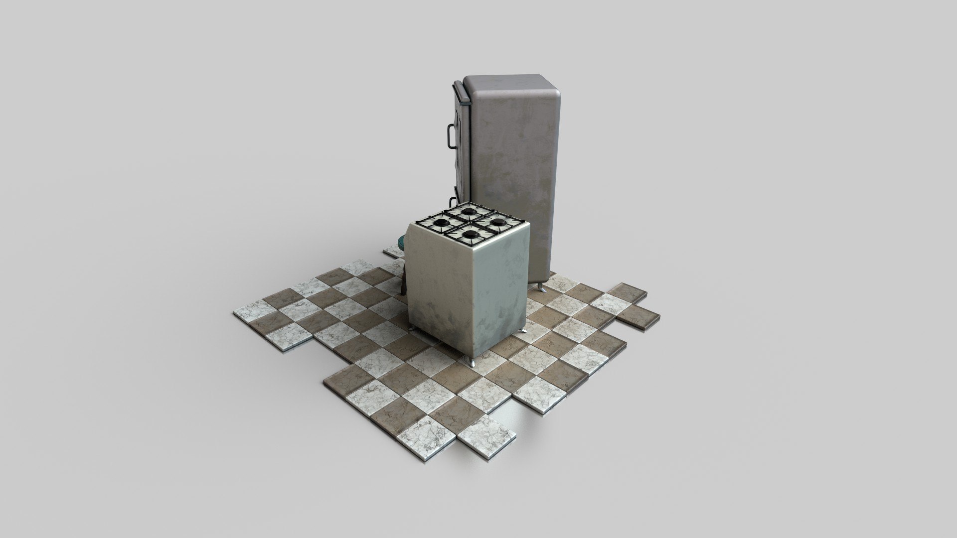 3D Fridge Game Prop - TurboSquid 2139897