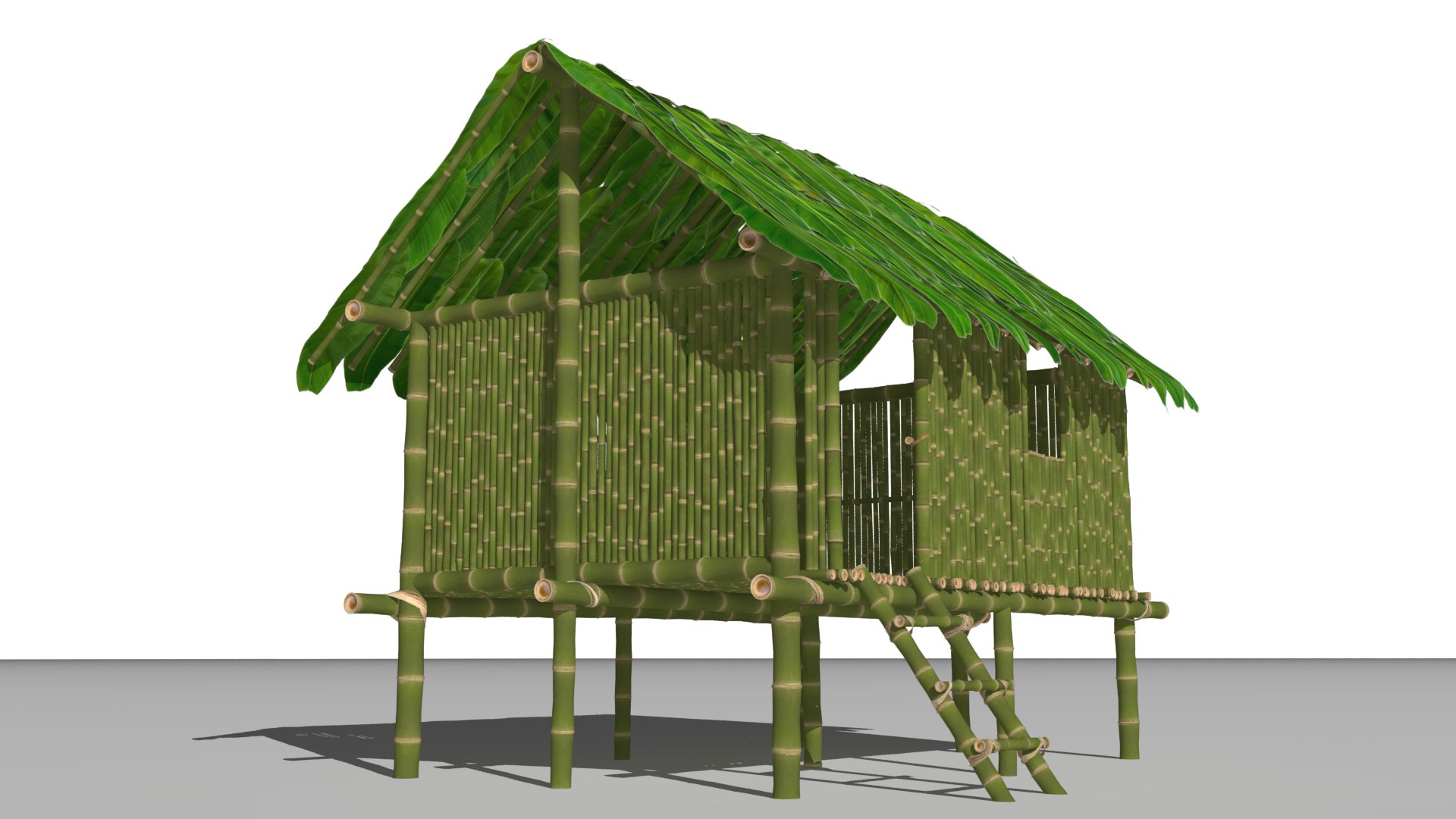 Jungle Hut Model - TurboSquid 2001249