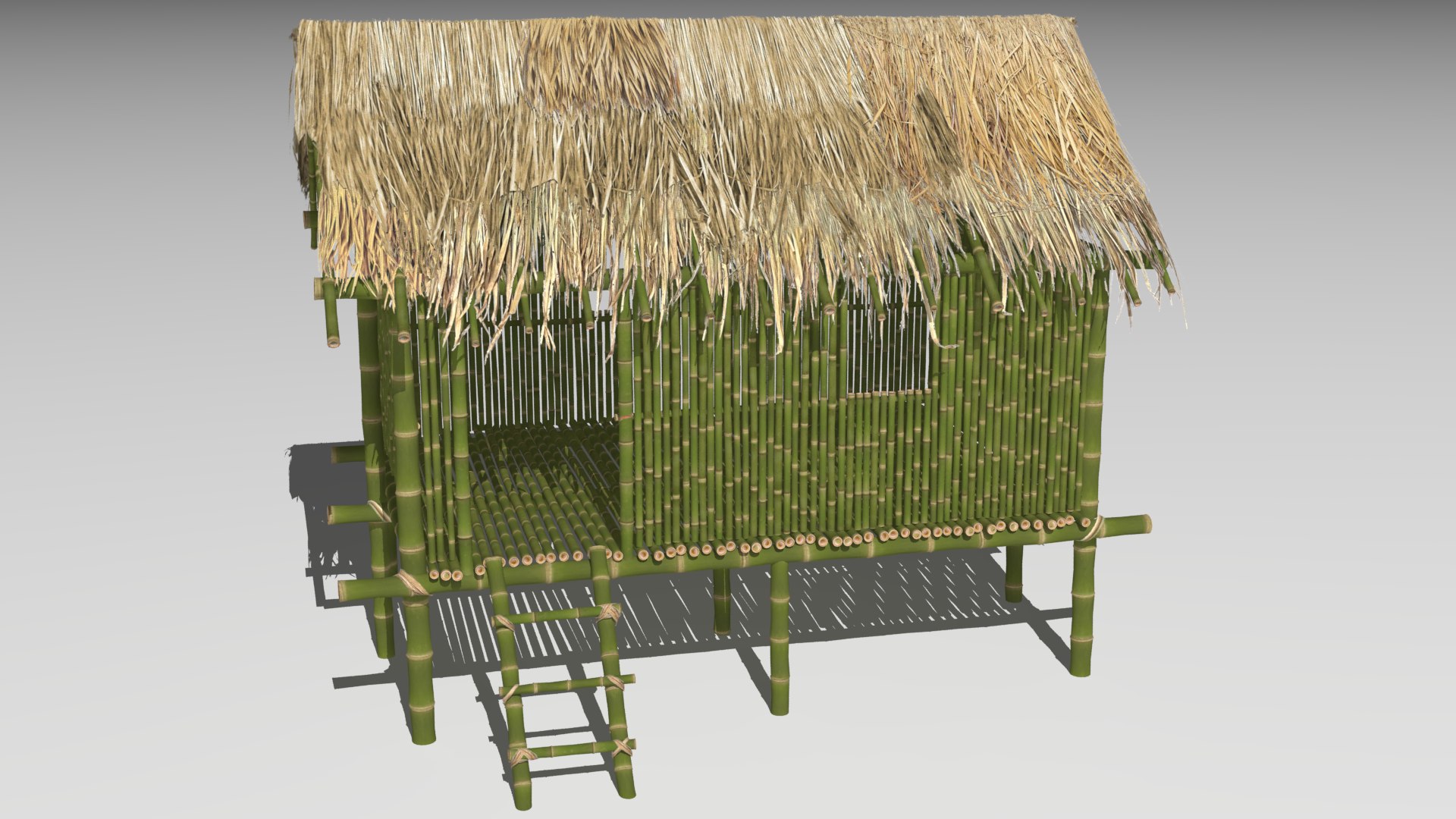Jungle Hut Model - TurboSquid 2001249