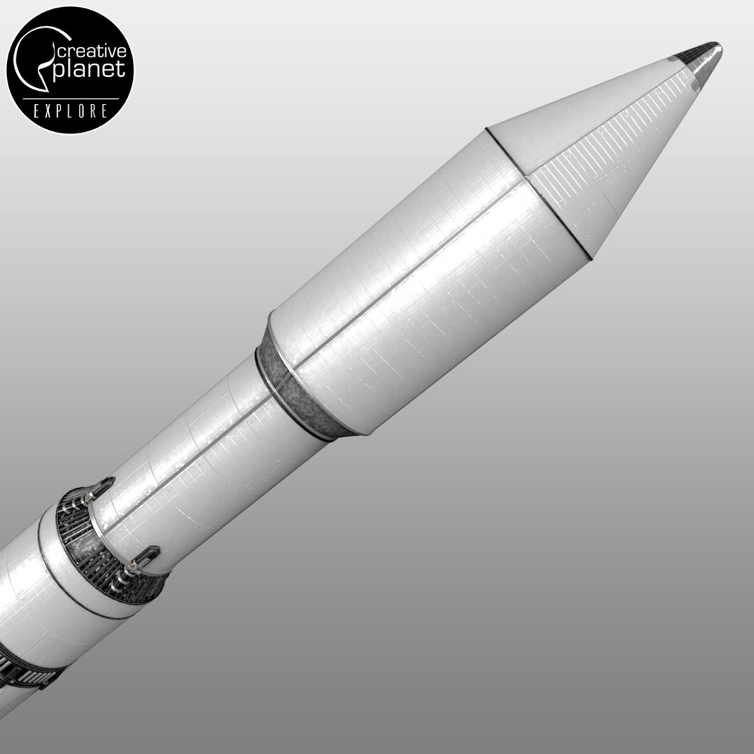 3D Space Sci-fi Rocket Model - TurboSquid 1278740